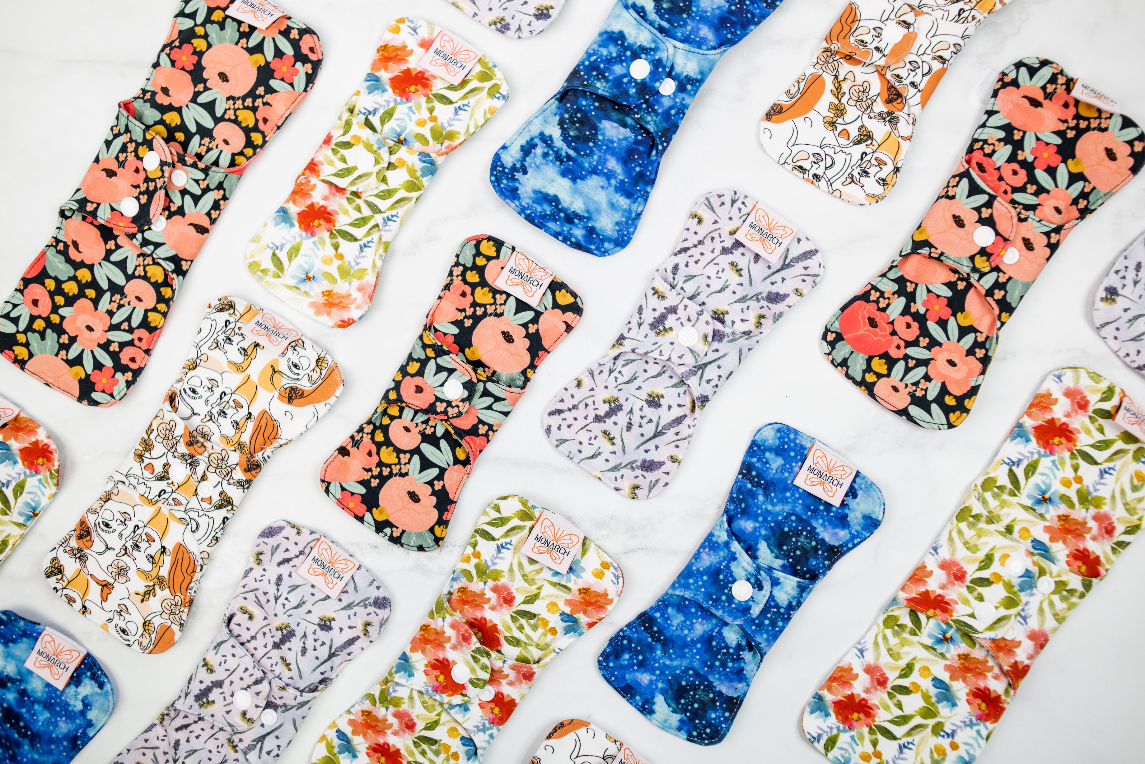 Cloth Pads | Washable & Reusable Sanitary Pads – Monarch Store