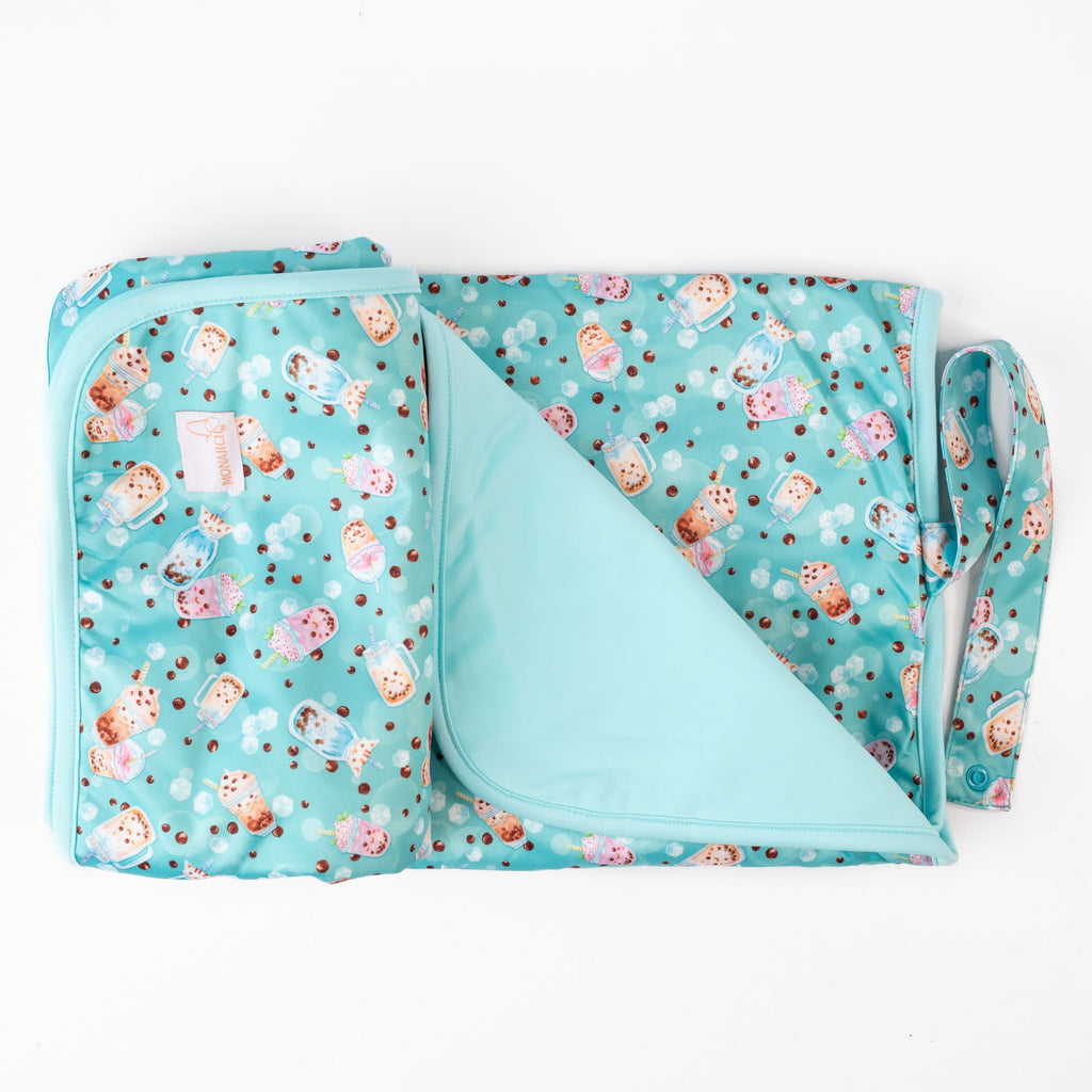 Wipe-Clean Change Mat | Water-Resistant and Padded | Bubba Tea(l ...