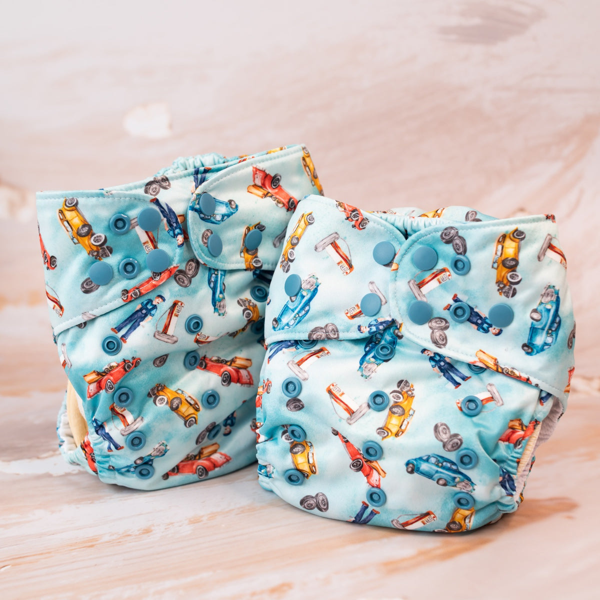 Classic Pocket Cloth Nappy | Vintage Cars