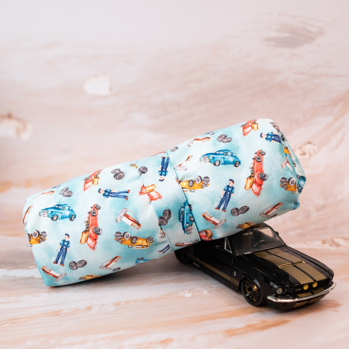 Wipe-Clean Baby Change and Play Mat | Vintage Cars